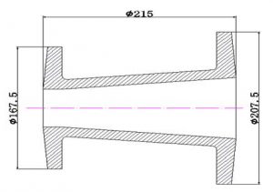 Casting process drawing and card of casting parts of support platform ...