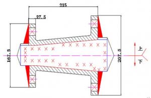 Casting process drawing and card of casting parts of support platform ...