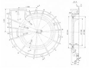 750 large ductile iron pump body casting production – ZHY Casting