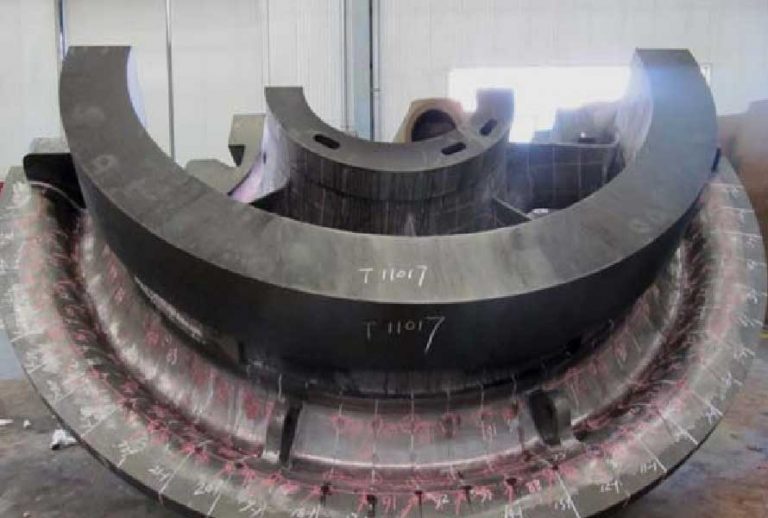 Slag inclusion defect on casting surface of nodular cast iron intake ...