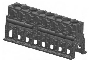 Horizontal casting technology of a diesel engine block – ZHY Casting
