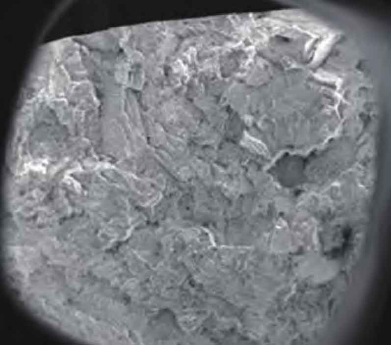 Macro and micro morphology of casting defects of titanium alloy fan ...