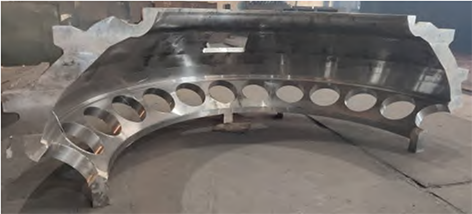 Research on casting process of combustion chamber casing casting of ...