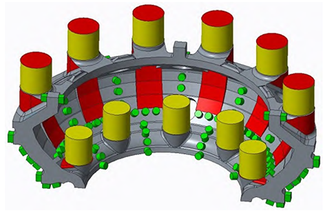Research on casting process of combustion chamber casing casting of ...