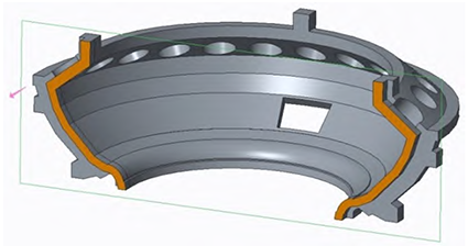 Research on casting process of combustion chamber casing casting of ...