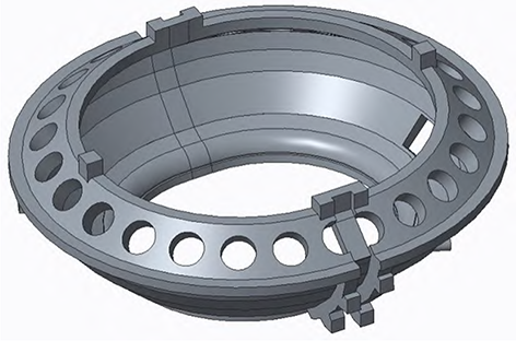 Research on casting process of combustion chamber casing casting of ...