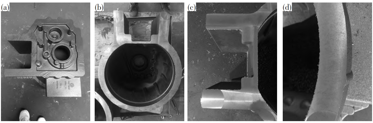 Design and defect prevention of a ductile iron casting process for lost ...